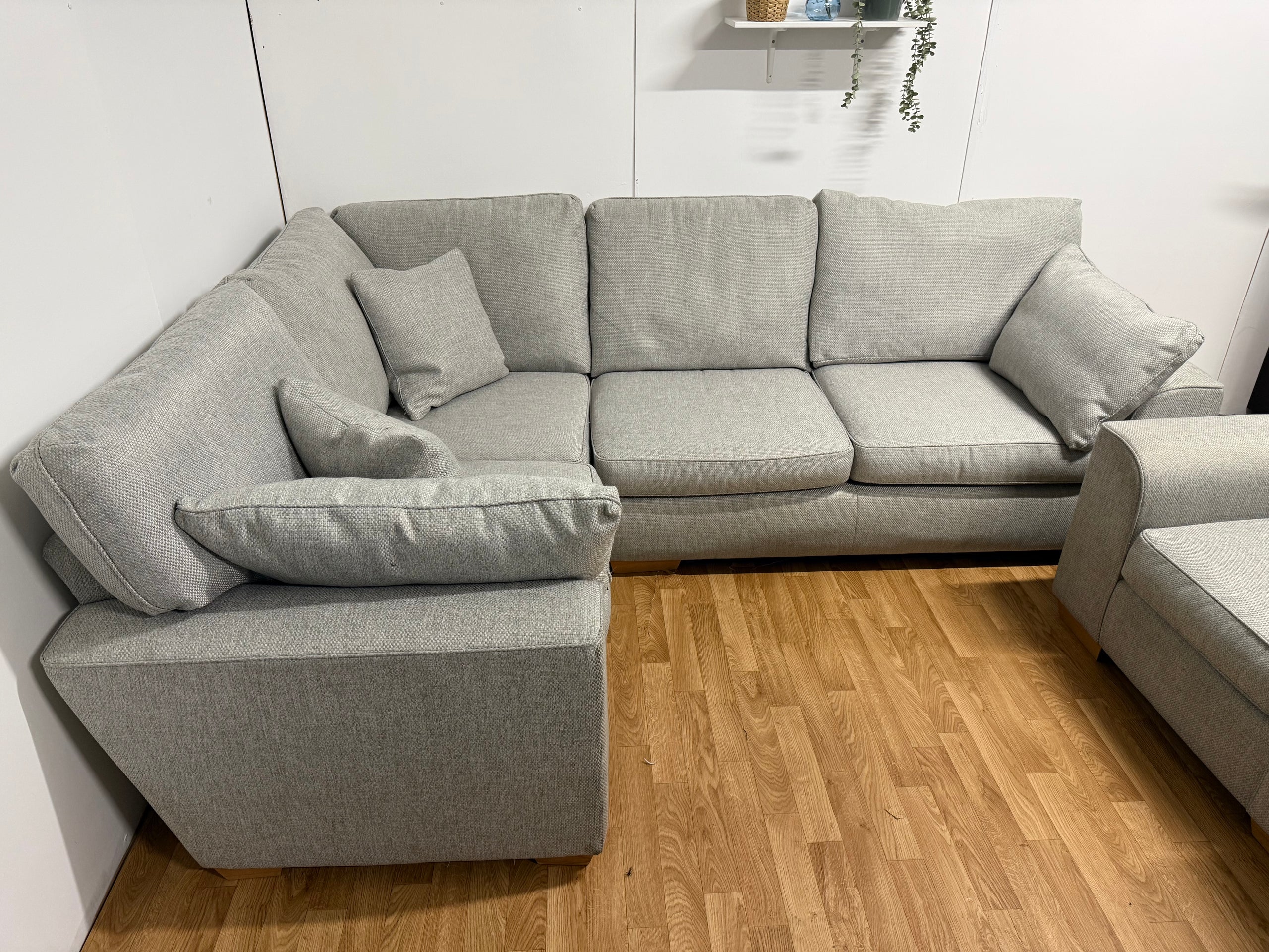 Next Stamford Corner Sofa & Snuggle Chair – Reloved Sofas