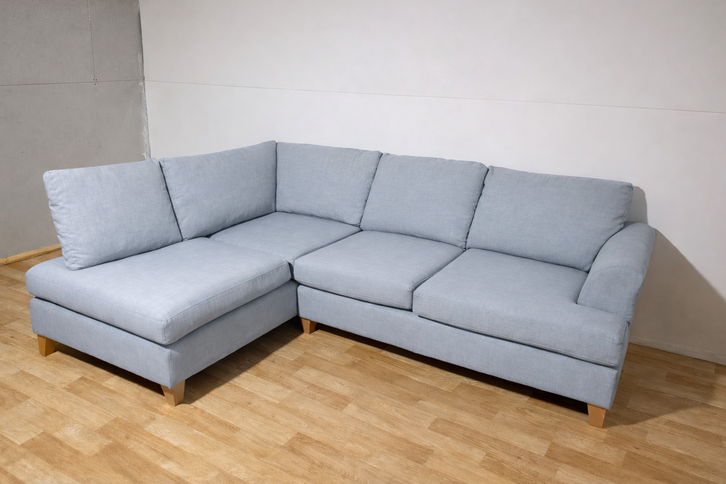 DFS Capsule Collection Pale Blue Corner Sofa – Reloved Sofas